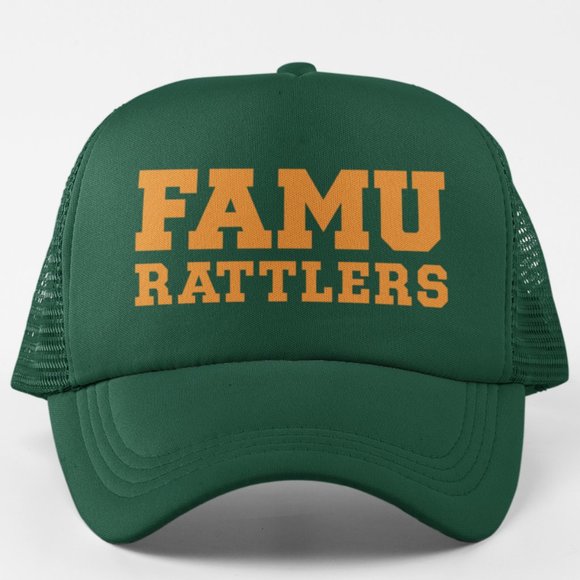 Accessories | New Florida Am Famu Rattlers Wordmark Foam Trucker Mesh ...
